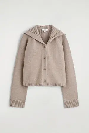 Cos Sailor-collar Wool Cardigan