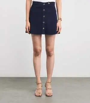 Sandro Rib-knit Mini Skirt
