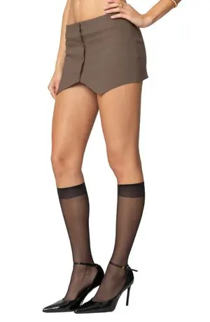 EDIKTED Ellis Buttoned Up Mini Skort