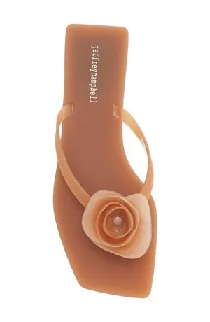 Jeffrey Campbell Sweeten Flip Flop - Natural Matte