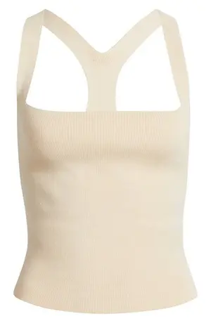Cult Gaia Crawford Rib Tank - Beach
