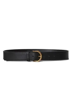 Janessa Leoné Cato Leather Belt - Black