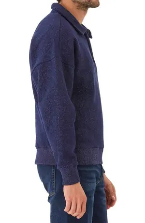 THREADS 4 THOUGHT Gabe Oversize Fleece Quarter Zip Pullover - Stargazer