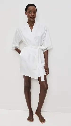 Flora Nikrooz Sabrina 3 Piece Pajama Set - Ivory