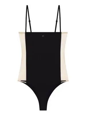 COURREGES Illusion Swimsuit - Black
