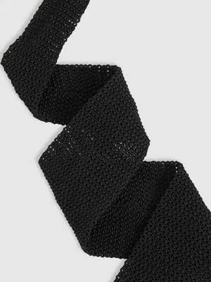REISS Punto Knitted Tie
