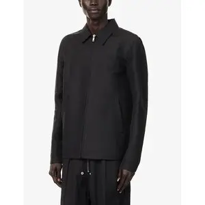 Rick Owens Brad Buttoned-pockets Relaxed-fit Woven-blend Jacket