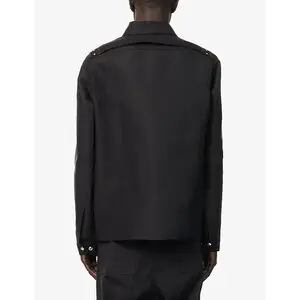 Rick Owens Brad Buttoned-pockets Relaxed-fit Woven-blend Jacket