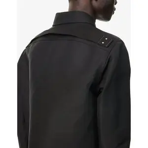 Rick Owens Brad Buttoned-pockets Relaxed-fit Woven-blend Jacket