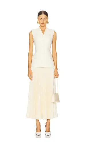 Simkhai Georgina Sleeveless Vest Midi Dress
