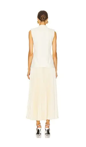 Simkhai Georgina Sleeveless Vest Midi Dress