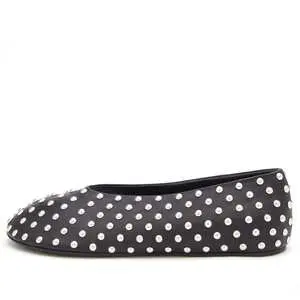 JIL SANDER Studded Ballerina Flats - Black