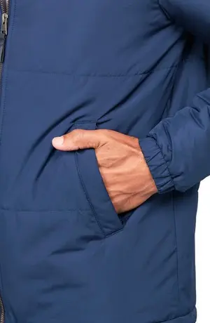 CON.STRUCT Solid Puffer Jacket - Navy