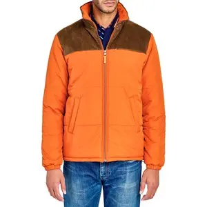 CON.STRUCT Solid Puffer Jacket - Orange
