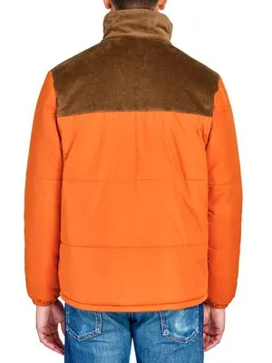 CON.STRUCT Solid Puffer Jacket - Orange