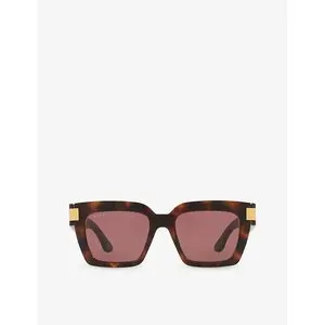 Gucci Gg1689s Square Sunglasses - Brown