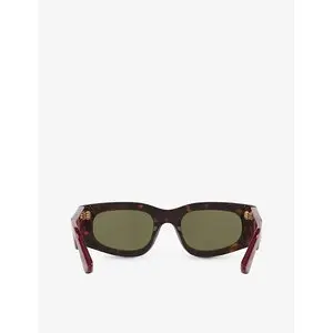 Gucci Gg1664s Square-shape Sunglasses - Brown