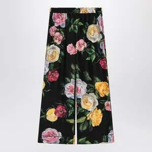 Dolce & Gabbana Silk Floral Print Pyjama Pants