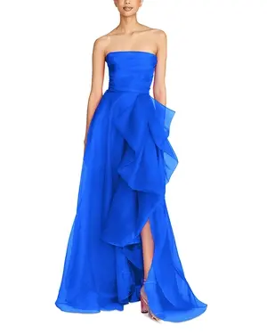 Theia Teresa Draped Gown - Brilliant