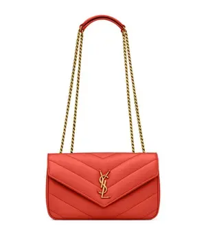 Saint Laurent Mini Loulou Bag - Black
