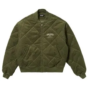 Men's Green Quilted Jackets