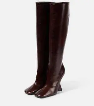 Dries Van Noten Glove 105 Leather Ankle Boots