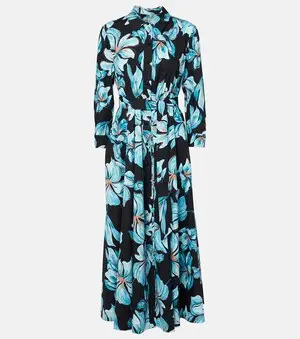 Diane Von Furstenberg Blaine Floral Cotton Maxi Dress - Multicoloured