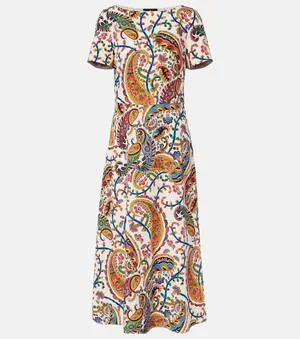Etro Printed Midi Dress - Multicoloured