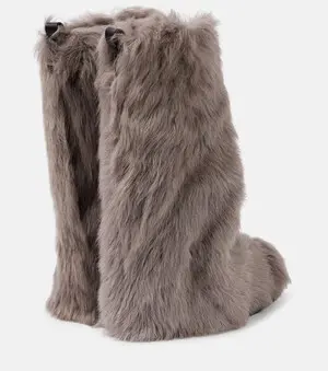 Attico Robin Knee-high Shearling Boots