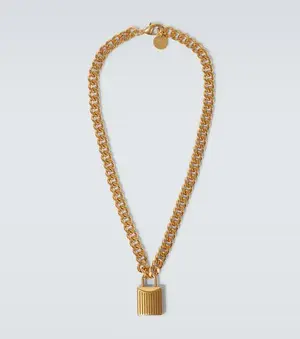TOM FORD Padlock Chain Necklace - Gold