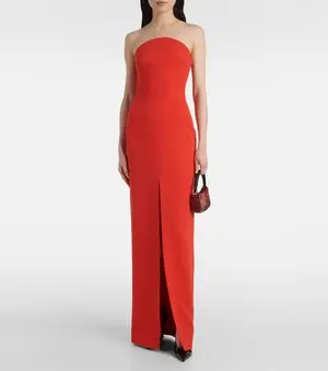 David Koma Strapless Gown