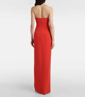 David Koma Strapless Gown