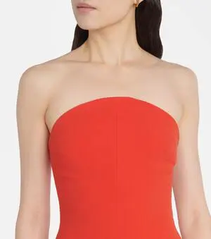 David Koma Strapless Gown