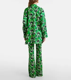 Diane Von Furstenberg Caleb Printed Blouse - Multicoloured