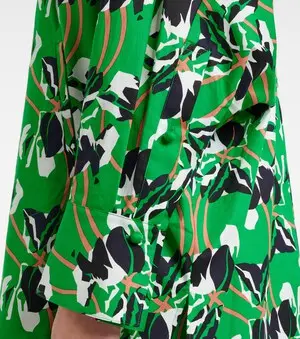 Diane Von Furstenberg Caleb Printed Blouse