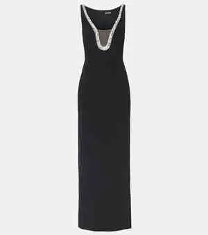 David Koma Crystal-embellished Gown