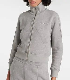 Attico Cotton Fleece Track Jacket
