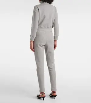 Attico Cotton Fleece Track Jacket