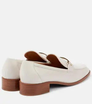 TOD'S Leather Loafer Pumps