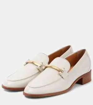 TOD'S Leather Loafer Pumps