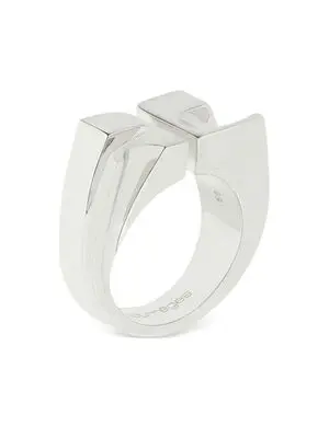 COURREGES Ac Signet Ring - Silver