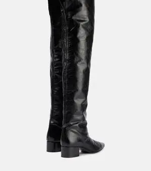 Khaite Andee Leather Over-the-knee Boots