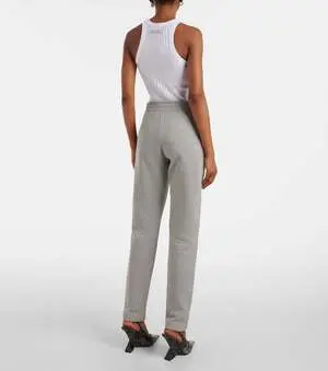 Attico Cotton Fleece Track Pants