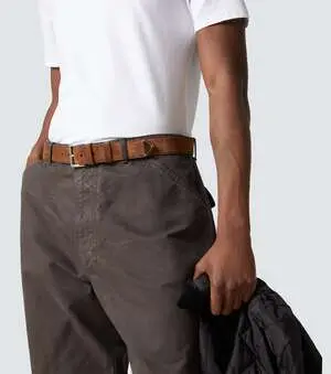 Prada Suede Leather Belt