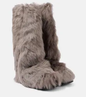 Attico Robin Knee-high Shearling Boots