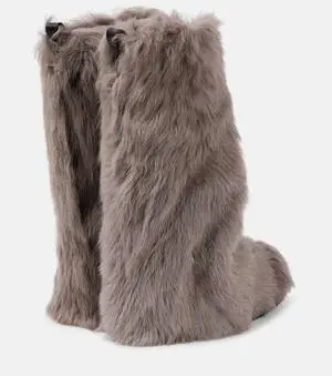 Attico Robin Knee-high Shearling Boots
