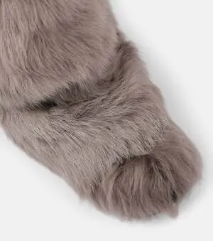 Attico Robin Knee-high Shearling Boots