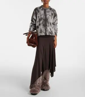 Attico Robin Knee-high Shearling Boots