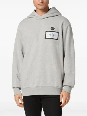 Philipp Plein Appliqué Hooded Sweatshirt