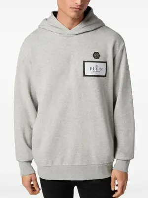 Philipp Plein Appliqué Hooded Sweatshirt